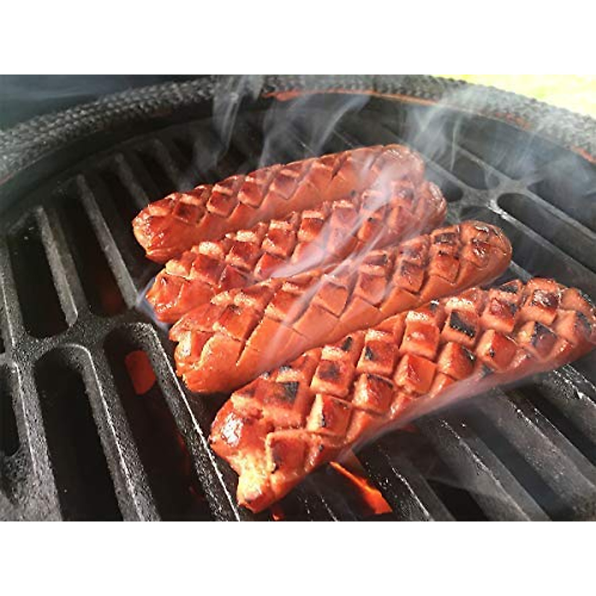 Dracarys 15.5" Cast Iron Grids Grate Fire Pit Big Green Egg Accessories Replacement Parts Grill & Smoker Round Grilling Cooking Grate Fit for Medium Big Green Egg Grill & Smoker,Fire Pit(M - 15.5")