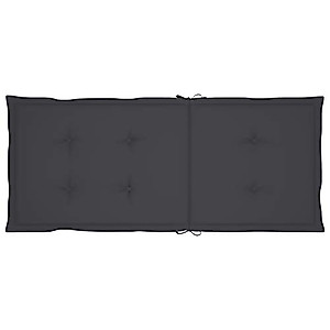 Tidyard 6 Piece Garden Chair Cushions Fabric Seat and Back Cushion Patio Chair Pads for Outdoor Furniture 47.2 x 19.7 x 1.2 Inches (L x W x T)