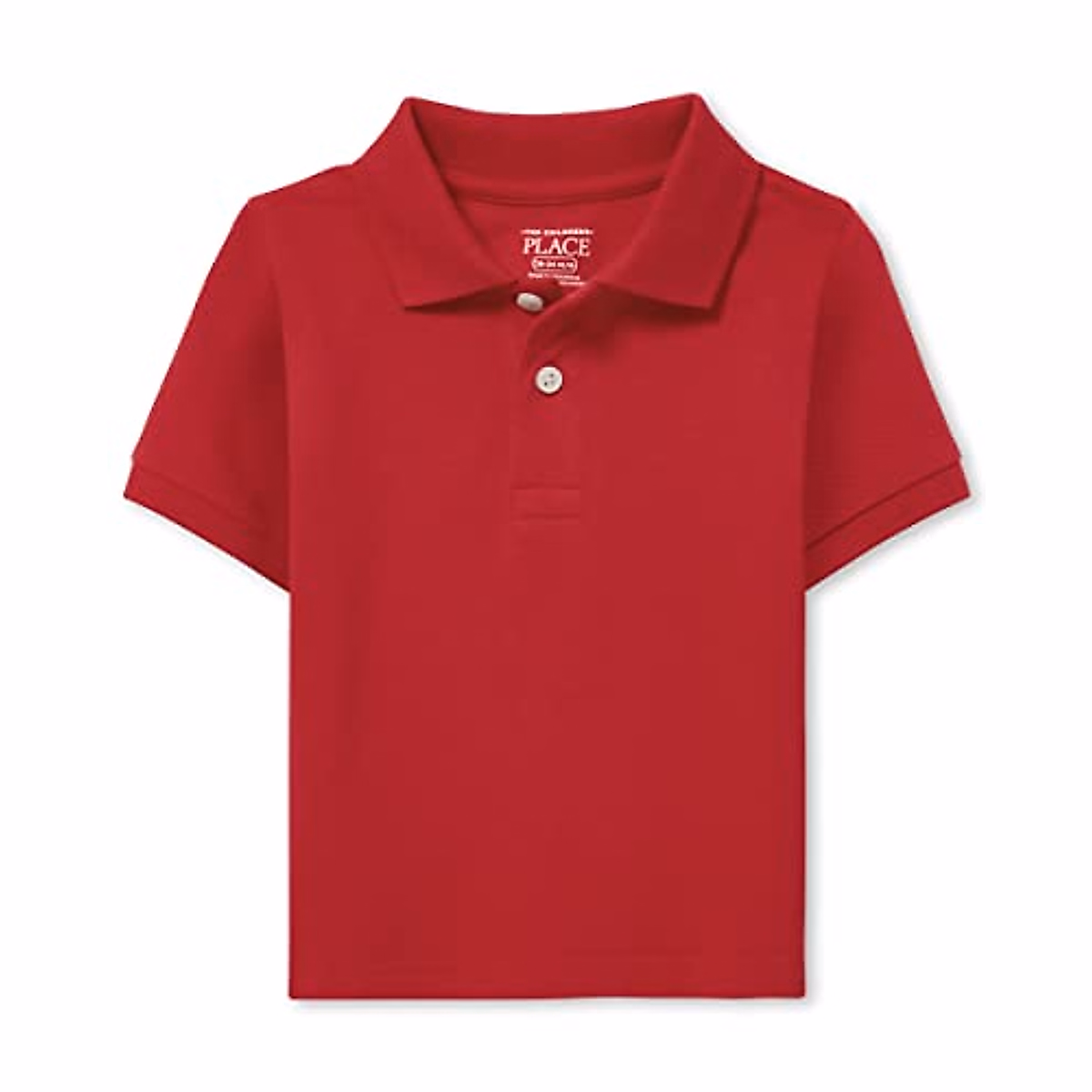 The Children's Place baby boys and Toddler Uniform Pique Polo Shirt, Classic Red, 18-24 Months US