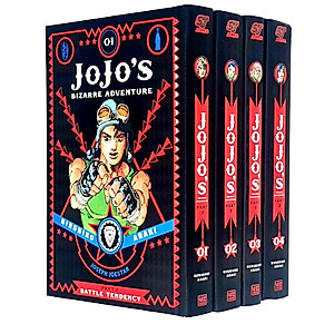 JoJo's Bizarre Adventure Part 2: Battle Tendency Volume 1-4 Books Collection Set