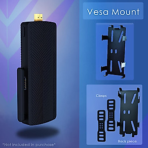 AZULLE Access4 Pro Zoom Mini PC Stick 4GB/64GB – Business & Home Video Powerful Portable Computer with Ethernet Port- Gemini Lake J4125 Processor