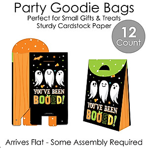 Big Dot of Happiness You've Been Booed - Halloween Decorations - Treat Box Party Favors - Halloween Goodie Boxes - Halloween Treat Box - Ghost Party Favor Box- Fall Party Favor Box - Set of 12
