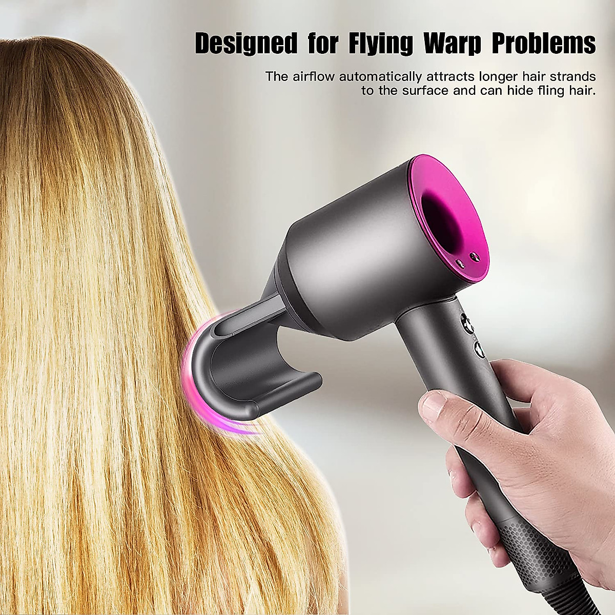 Anti-Flight Flyaway Attachment Nozzle for Dyson Supersonic Hair Dryer - Accessories for Dyson Supersonic Hair Dryer HD01 HD02 HD03 HD04 HD08