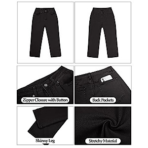 Vetinee Women's Slate Black Summer High Waisted Casual Skinny Slim Fit Stretch Cropped Denim Capri Jeans Size 12/14