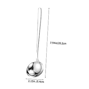 VINTORKY Slotted Spoon Big Ladle Spoon s Tea s Stainless Steel Soup Spoon Soup Ladle