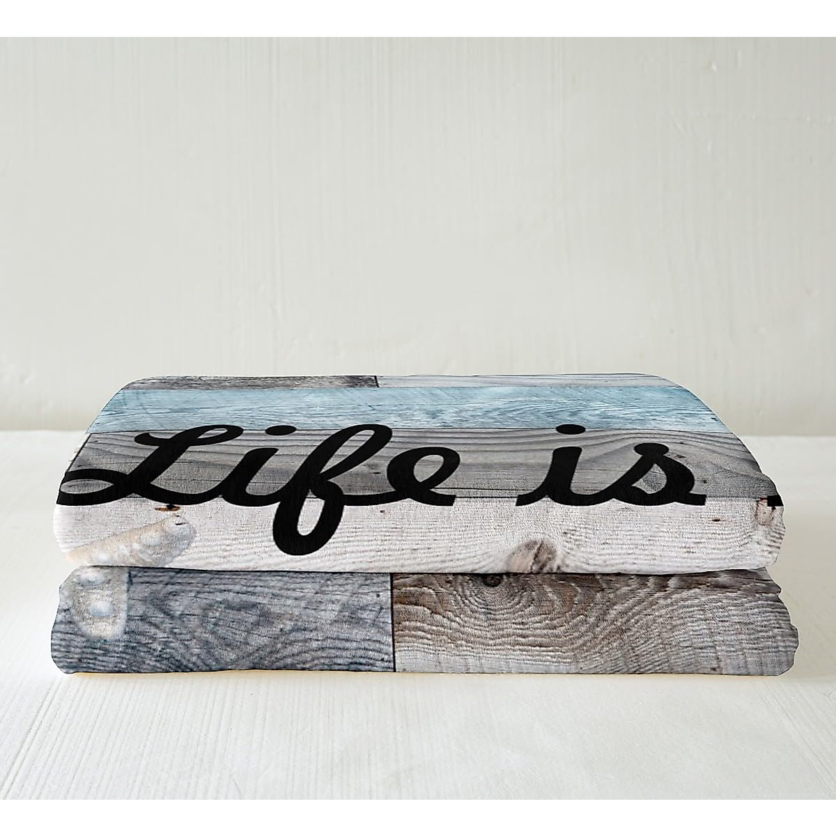 jejeloiu Kids Beach Theme Fleece Throw Blanket 40"x50" Ocean Coastal Nautical Sherpa Blanket Starfish Beach Marine Bedroom Decor Plush Blanket Women Men Sea Fuzzy Blanket