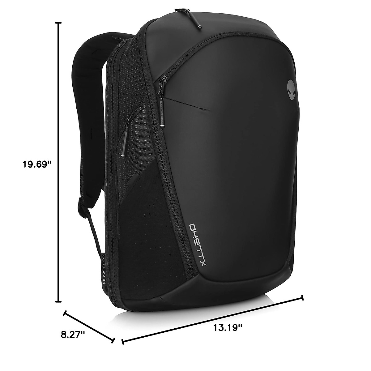 Alienware 17-inch Laptop Horizon Travel Backpack, Weather Resistant, Shockproof, Anti-Scratch Interior Design, TSA-Friendly for Travel, Work, Leisure for Men and Women - Galaxy Weave Black