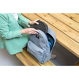 Brabantia Make & Take Salad Bowl with Removable Tray for Toppings & Dressings (Dark Gray) 100% Leakproof, Microwave & Freezer Safe Meal Prep Container