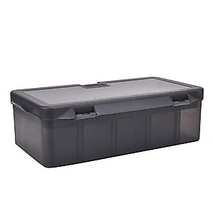 plplaaoo Tackle Box,Fishing Lure Box,Double Layers Plastic Fishing Box,Portable Fishing Tackle Storage Organizer Box with Transparent Lid for Storing Lure Bait Hook Tools