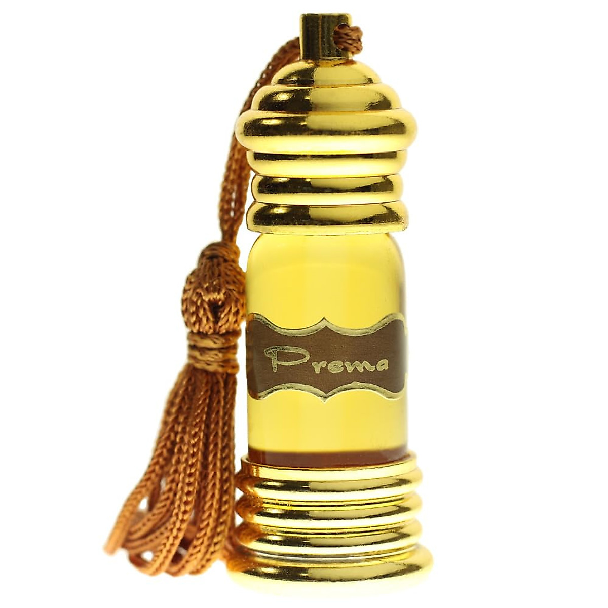 Prabhuji's Gifts Attar Perfume Oil Prema - Body Perfume Blended with Essential Oils - Vegan Perfume Oil - Long-Lasting Perfume for Women & Men - Arabian Fragrance - (6mL)