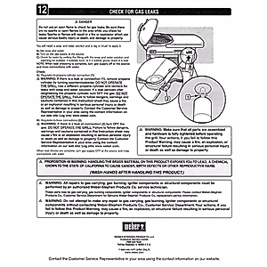 Weber Performer Replacement Gas Grill Igniter Kit 10470