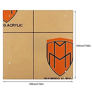 Acrylic Frame Open Transparent Fashion DIY Base Stand Suitable for ITX Motherboard,Overlock Computer Case Base Can accommodate high Performance PC