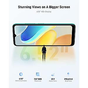 DOOGEE Android Phone 2023, X98 PRO 9GB+64GB Android 12 Cell Phones, Helio G25 Octa Core, Dual 4G Phones Unlocked, 6.5" FHD+ Display Smartphone, 4200mAh, Face ID, T-Mobile, US Version