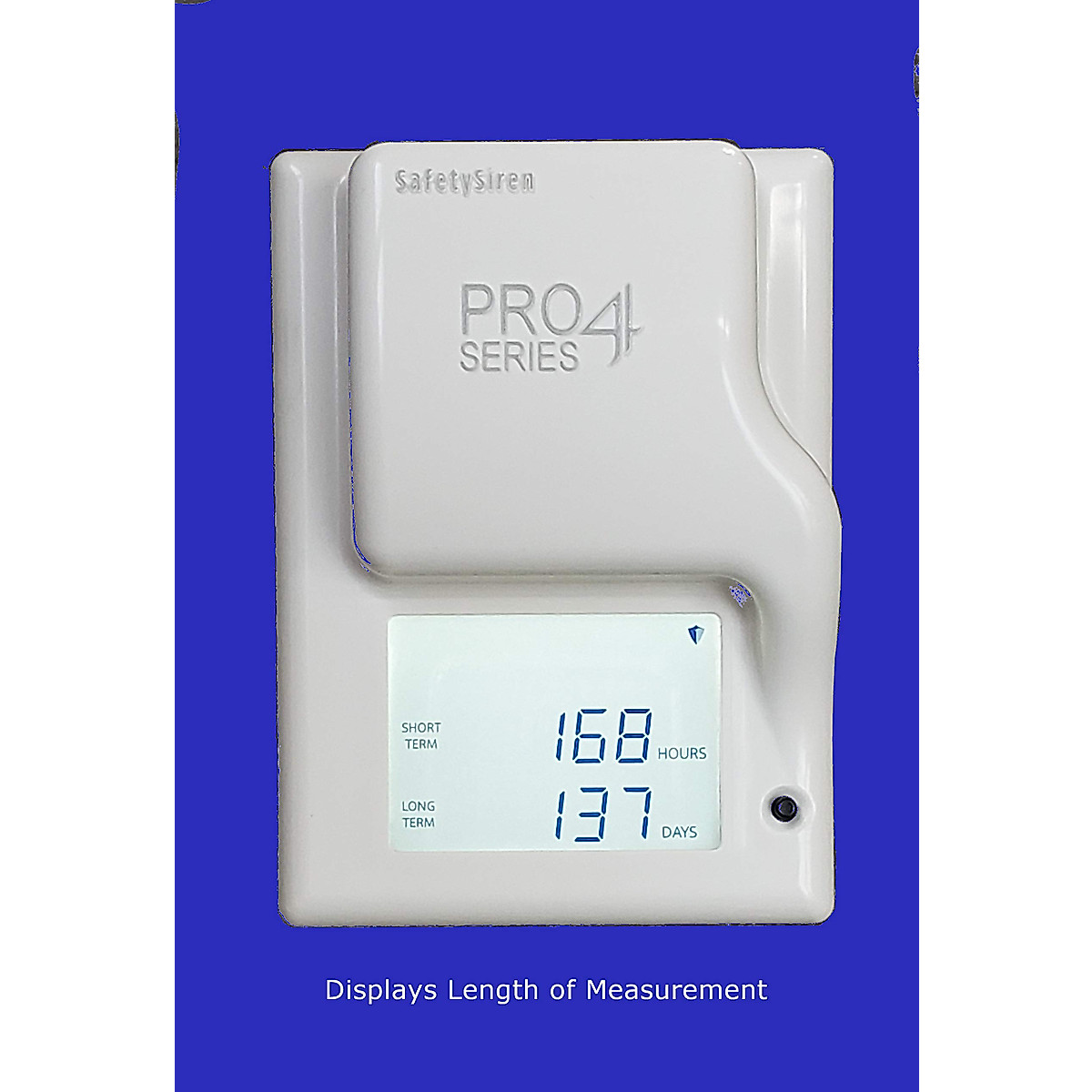 SafetySiren Pro4 Series (4th Gen) - Leader in Home Radon Detection Since 1993. Made in The USA - USA Version pCi/L