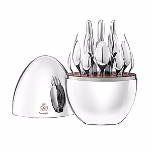 Christofle Mood Silver-Plated 25 Piece Service for 6 Flatware Set #0065299