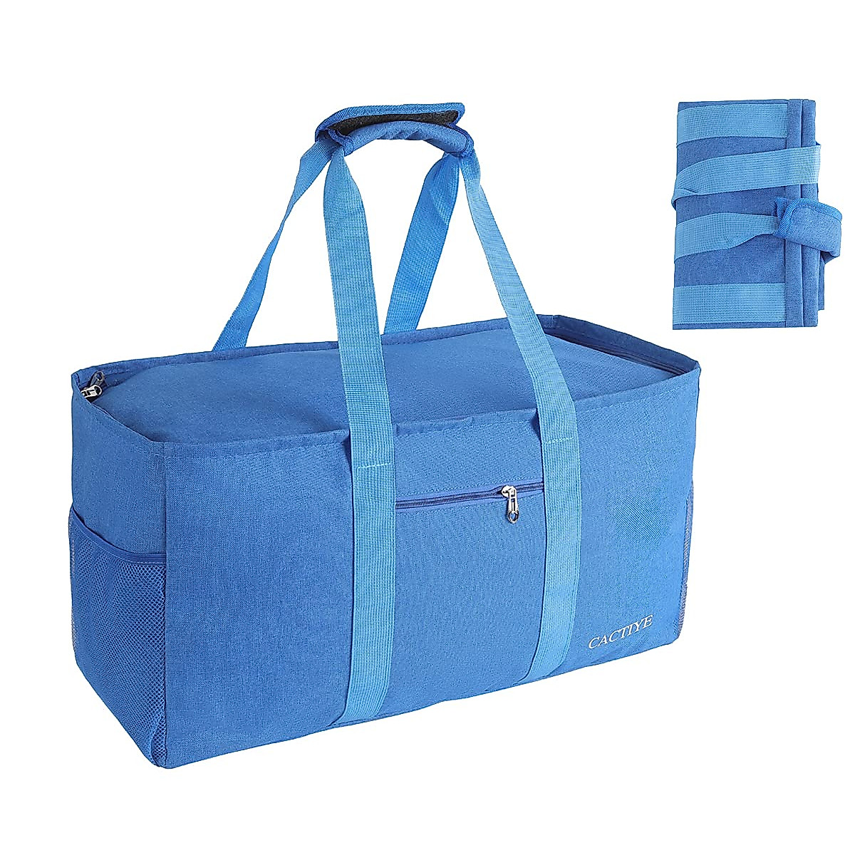 CACTIYE Reusable Grocery Shopping Bag Moving Bags for Space Saving Moving Storage For Beach, Pool, Laundry, Car Trunk