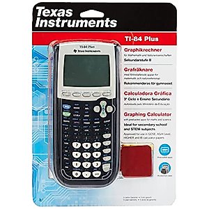 ACCO TI-84 Plus - Texas Instruments Graphing Calculator, Black