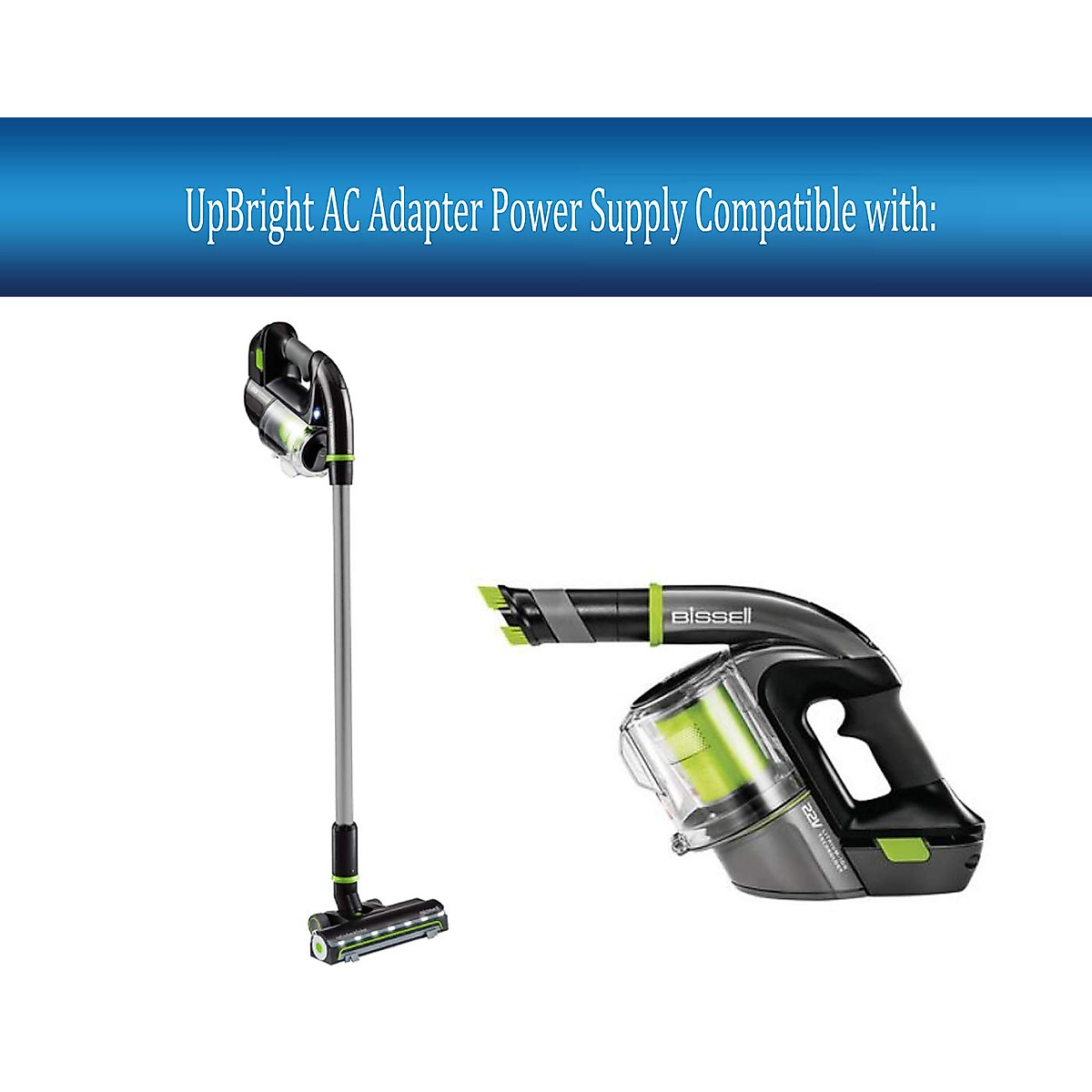 UpBright 27V AC Adapter Compatible with Bissell Multi Reach Plus 22V Vacuum 2716 131A0002 AirRam MK2 2524 2144 1984 19841 19844 1985 T 2151A 21512 21513 2151 1047N K12S270050U 1610982 161-0982 Charger