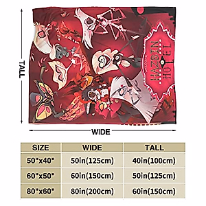 Throw Blankets Lightweight Warm Ultra Soft Cozy Flannel Blanket for Sofa Bedroom Air-Conditioned Rooms 50"X40"