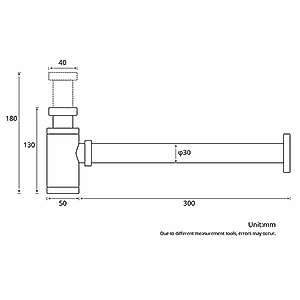 LMMDDP Brushed Gold Brass Euro Basin Bottle Plumbing Wash Pipe Waste Bathroom Sink Trap Style Siphon (Color : Brushed gold)