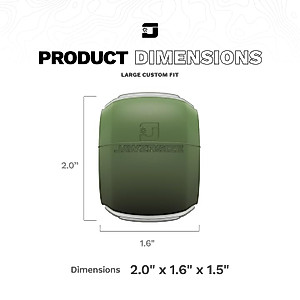 Jawzrsize Jaw, Face, and Neck Exerciser - Define Your Jawline, Slim and Tone Your Face, Look Younger and Healthier - Helps Reduce Stress and Cravings - Facial Exerciser (Level 4 - Elite) (Green)