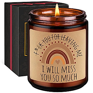 GSPY Retirement Candle, Farewell Gifts for Coworkers, Going Away Gifts for Friends, Coworker Leaving Gifts for Women, New Job, Miss You, Going Away Gift for Coworker, Goodbye Gifts for Coworkers, Men