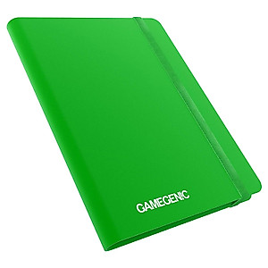 Casual Album 18-Pocket | Organize Standard and Japanese Size Collectible Cards | Premium Card Game Protector | Holds up to 360 Cards | Ideal for Playset Collections | Green Color | Made by Gamegenic
