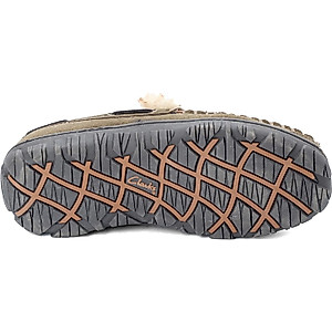 Clarks Mens Slippers Suede Venetian Moccasin Indoor & Outdoor Warm And Cozy House Slippers For Men (11 M US, Sage)