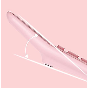 UNIONE Big Size Calculator with a Bright LCD, Dual Power Handheld Desktop. Color. Business, Office, High School 5×7in (WHITE)