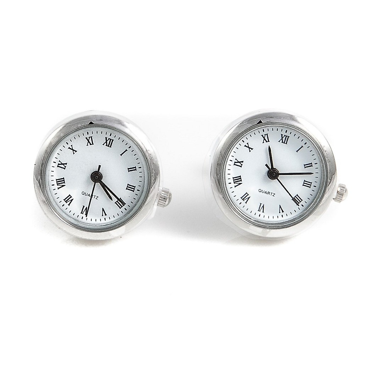 MRCUFF Traveler Working Watch Thermometer & Compass Steampunk Spinning Globe Pilot 4 Pairs Cufflinks in a Presentation Gift Box & Polishing Cloth