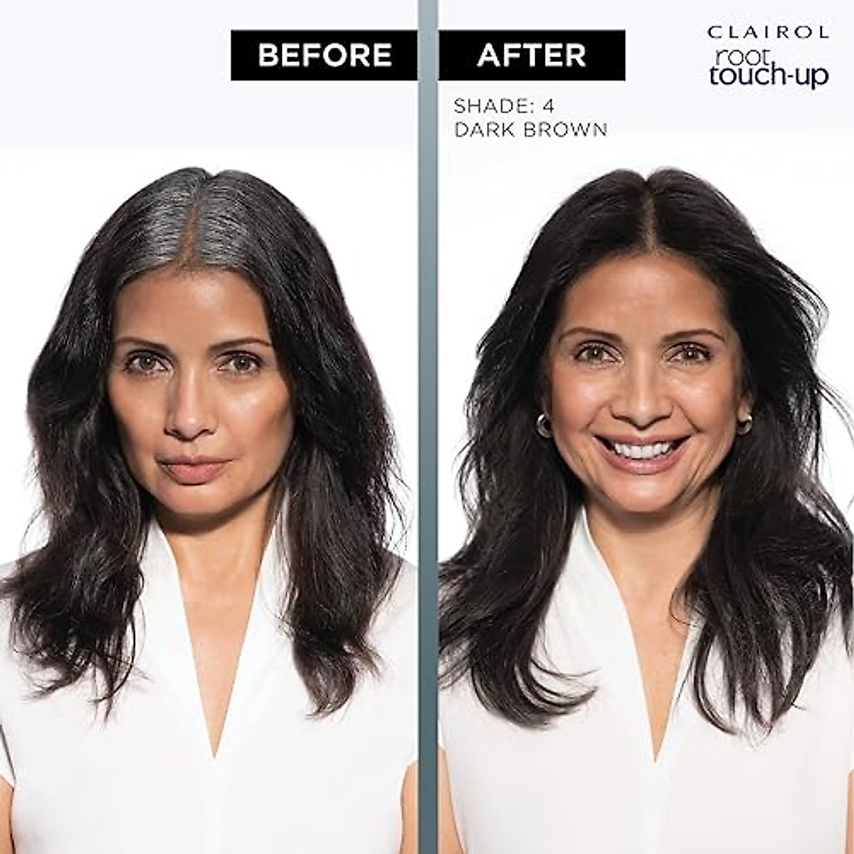 Clairol Root Touch-Up by Nice'n Easy Permanent Hair Dye, 6 Light Brown Hair Color, Pack of 2