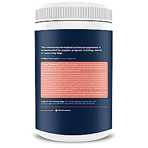 Vets Preferred Puppy Milk Replacement Formula - Dog Milk Replacer Powder Supplement for Pregnant, Lactating, Aging Dogs - Enriched with Colostrum - Nutritious Nursing Formula for Puppies - 12 Oz