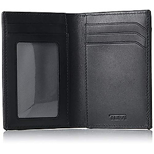 TUMI - Nassau Multi Window Card Case Wallet for Men - Black Texture
