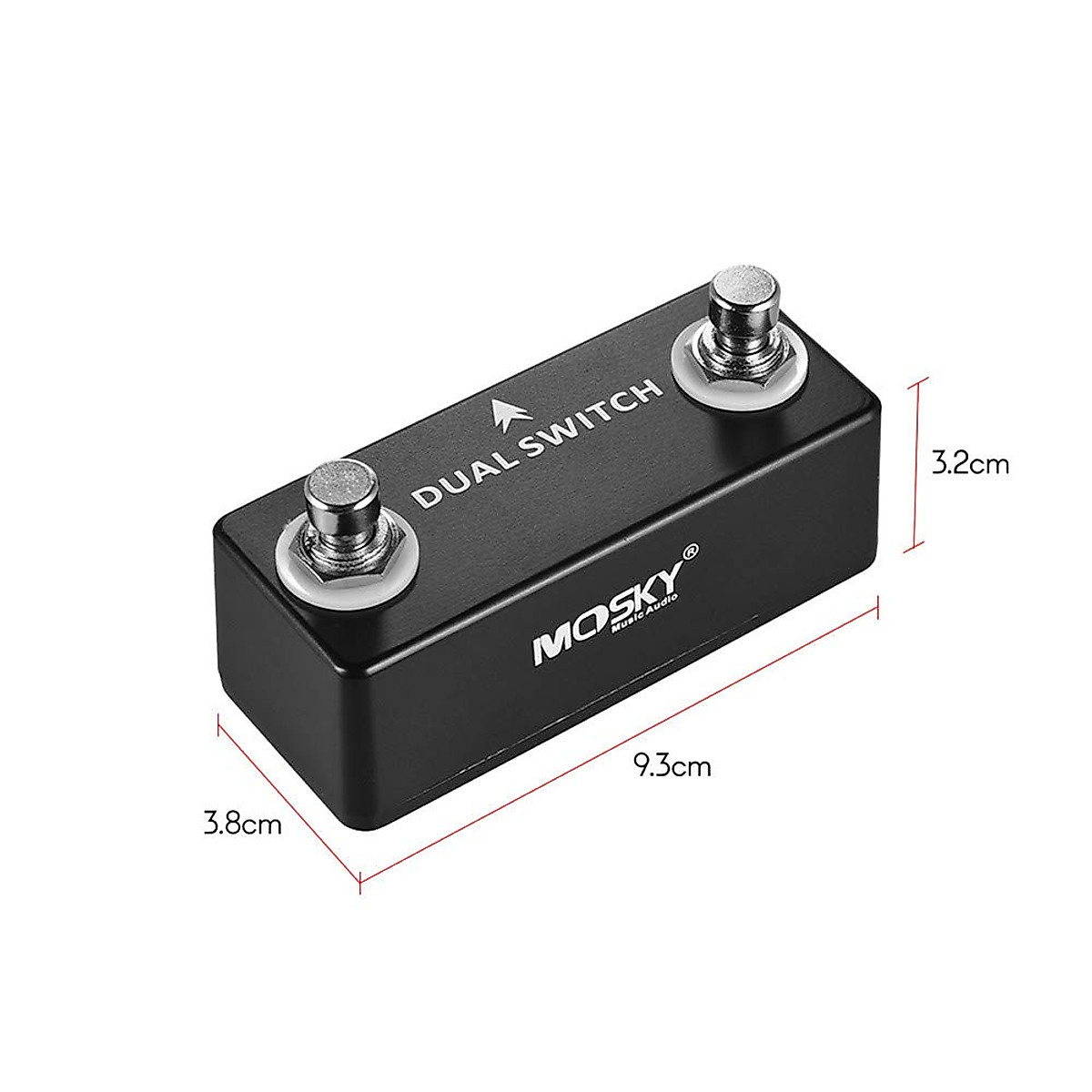 MOSKY DUAL SWITCH Guitar Effect Pedal Dual Footswitch Foot Switch Guitar Pedal
