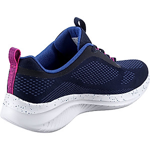 Skechers Sport Women's Women's New Horizon Sneaker, NVPK=Navy/Hot Pink, 9.5