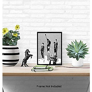 African American Wall Art - Black Wall Art - African American Wall Decor - Civil Rights Poster - Black History - Black Heroes - African American History - Black Pride - Picture Print