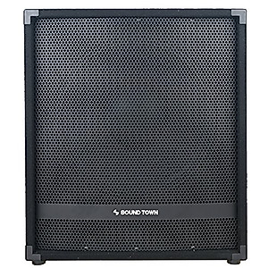 Sound Town METIS Series 2400 Watts 18” Powered Subwoofer with Class-D Amplifier, 4-inch Voice Coil (METIS-18SDPW)