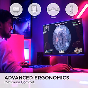 ViewSonic VX2728J-2K 27 Inch Gaming Monitor 1440p 180hz 0.5ms IPS w/FreeSync Premium, Advanced Ergonomics, HDMI, and DisplayPort