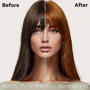 Fvquhvo Light Brown Hair Shampoo-Instant Hair Dye Shampoo 3 in 1 for Women & Men - Herbal Brown Shampoo Colors in 15 Minutes & Long Lasting Brown Hair Dye 16.90 Fl Oz(Light Brown)