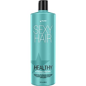 SexyHair Healthy Strengthening Anti-Breakage Conditioner, 33.8 Oz | Helps Provide Stength and Flexibility to Damaged Hair | SLS and SLES Sulfate Free