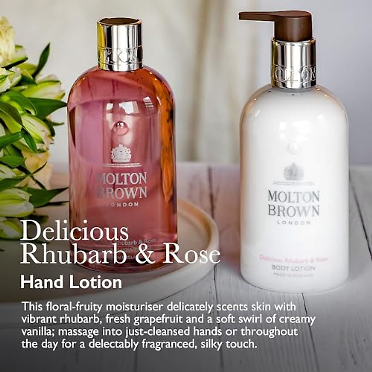 Molton Brown Delicious Rhubarb and Rose Hand Lotion 10 fl. oz.