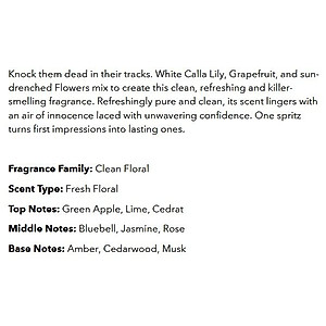 Blossom Unisex Eau De Parfum, Cruelty Free and Vegan, Plant-based Perfume Spray, Infused with Real Flowers, Made in USA, 1.7oz, Slay