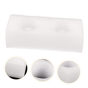 Zerodeko 2pcs Takeaway Cup Holder Disposable Cups Outdoor Cups Outdoor Cup Holder Drink Beer Pong Pool Float Foam Drink Carrier Holder Takeout Cup Tray Beverage Packing Stand Porous