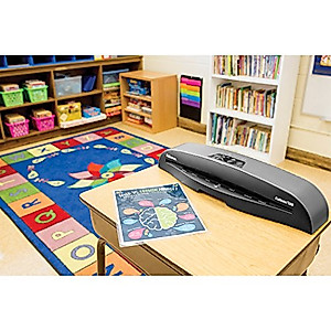 Fellowes Callisto 125 Laminator, 12.5-Inch (57291), Silver/Black