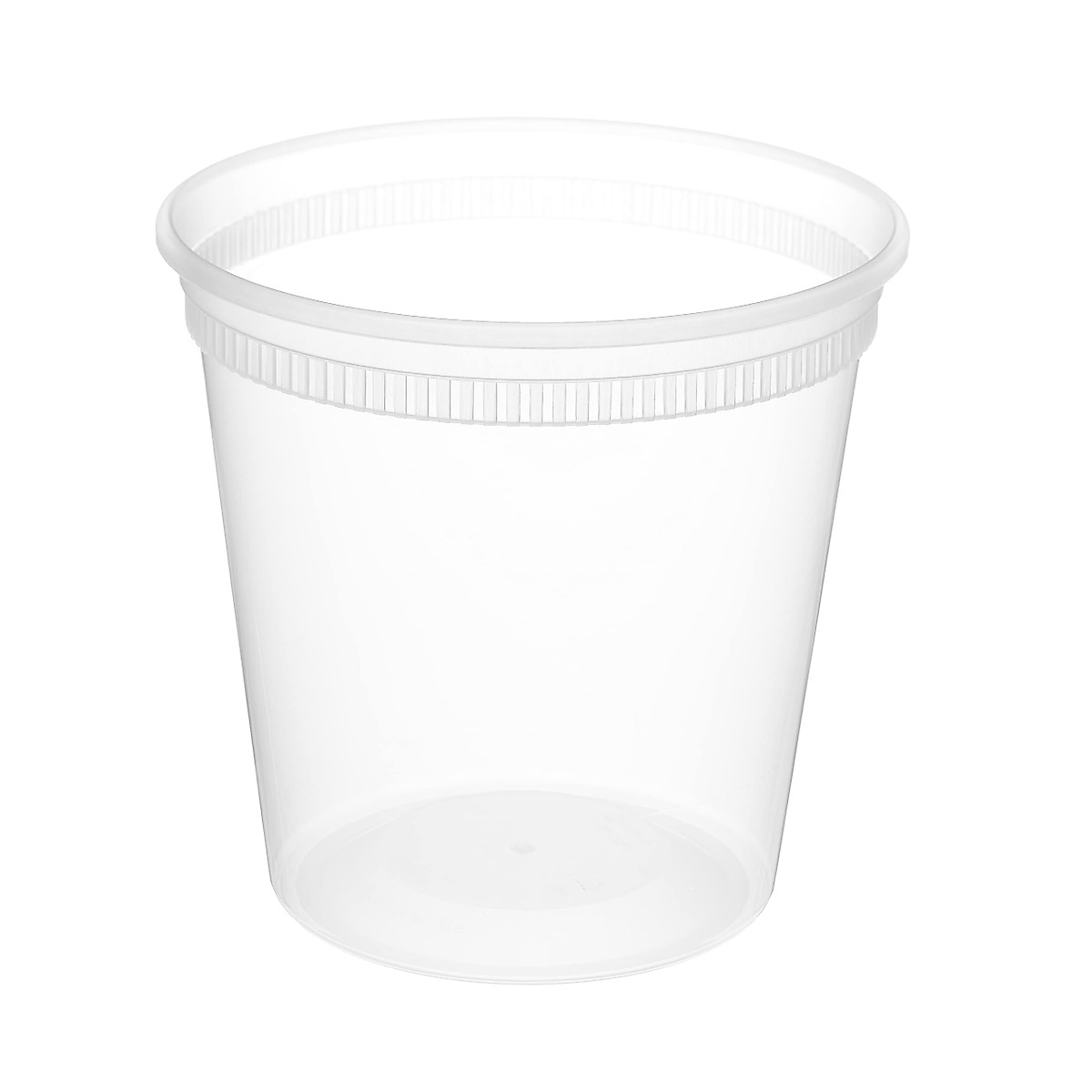 Heavy Duty Food Storage Containers with Lids - Leakproof Deli Containers with Lids - Soup, Slime, Meal Prep Containers, Take Out, Stackable, Microwavable, Dishwasher Safe, Freezer Safe, BPA Free (32, Round, 24, 745808023874)