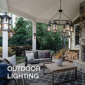 Hinkley Atlantis Collection Two Light 6.5W GU10 LED Outdoor Large Wall Mount Lantern, Bronze