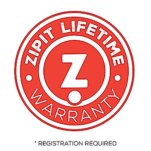 ZIPIT Wildlings Large Pencil Case for Kids | Pencil Pouch for School, College and Office | Pencil Bag for Boys & Girls (Black)