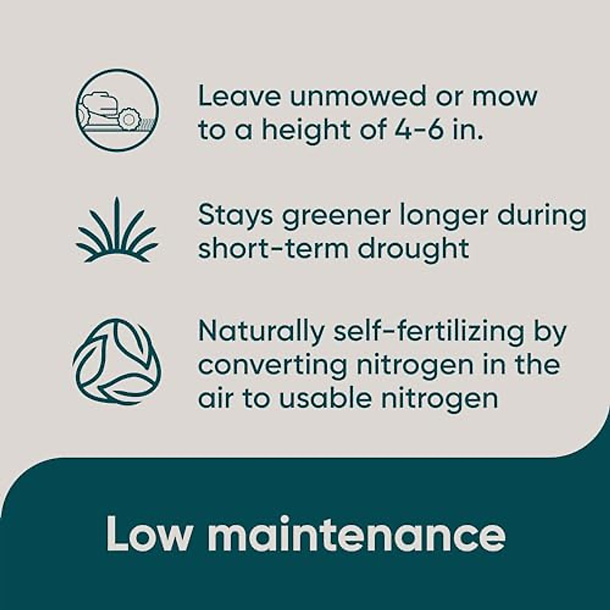 Scotts Pursue Clover Lawn, Rich in Natural Ingredients, 2 lbs.