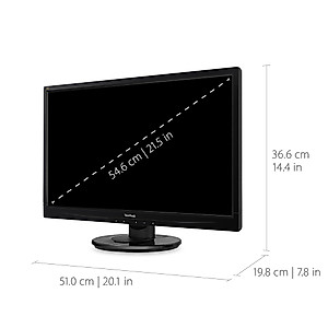 ViewSonic VA2246MH-LED 22in 1080p LED Monitor HDMI, VGA (Renewed)