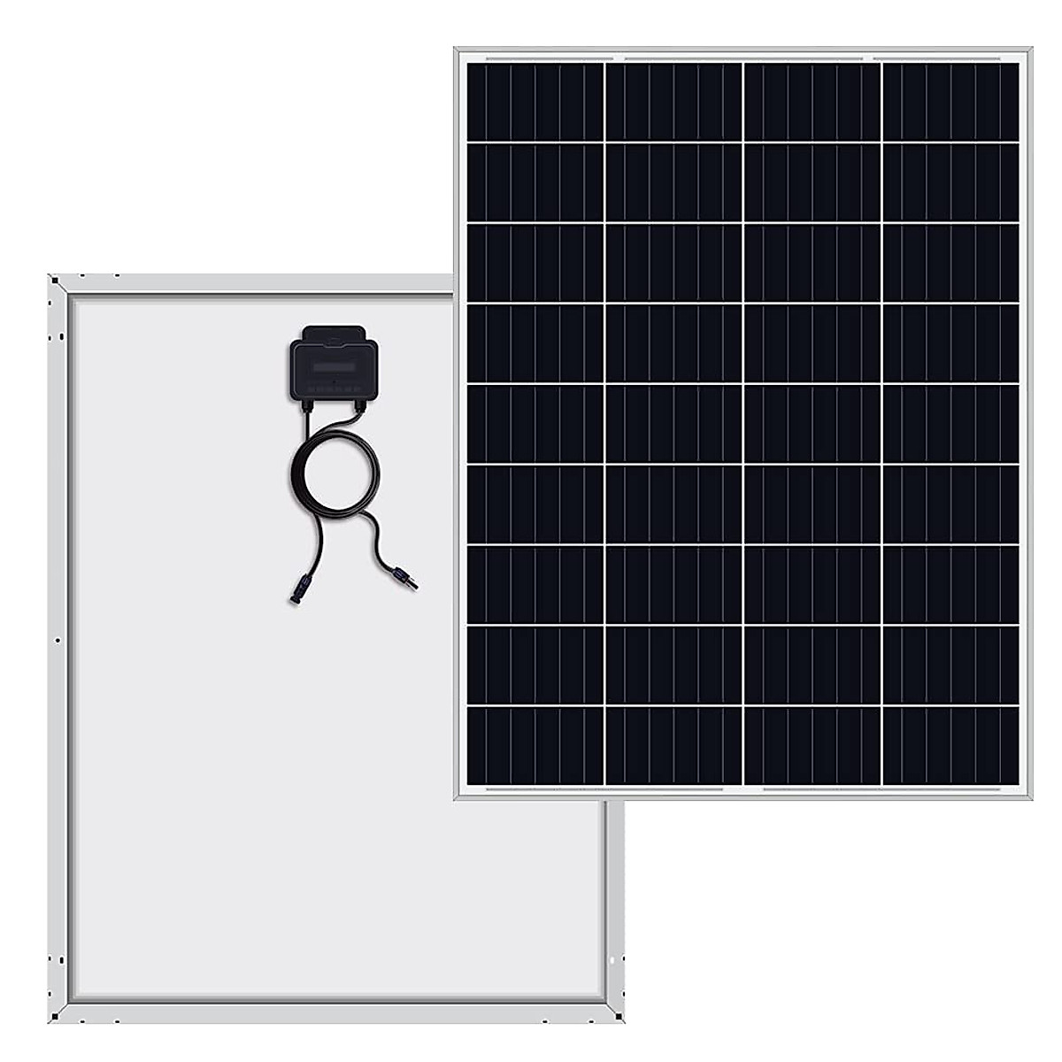 Solar4America 100W Monocrystalline Solar Panel, Mono Tech High Efficiency Module, for RVs, Boats, and Other Off-Grid